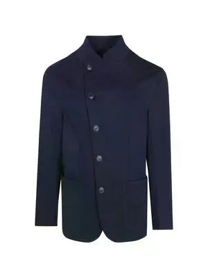 Emporio Armani Asymmetric-fastening Blazer