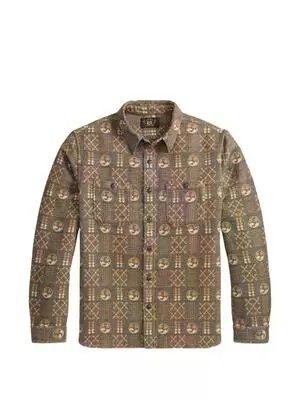Ralph Lauren Patterned Long-sleeved Shirt - Grey
