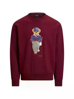 Rlx Ralph Lauren Polo Bear Print Hoodie - Red