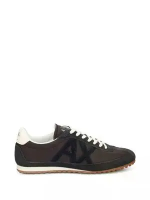Armani Exchange Logo-patch Sneakers - Brown