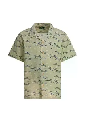 MONTBELL Take Loha Floral-print Short-sleeve Shirt