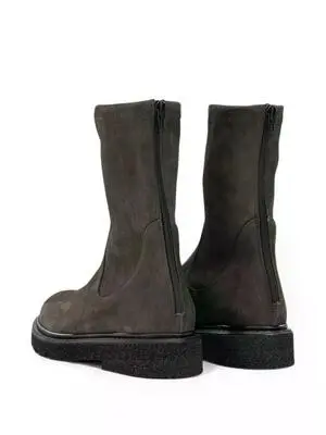 GUGLIELMO ROTTA Suede Zip-up Boots