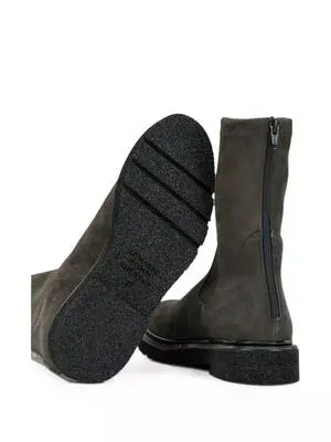 GUGLIELMO ROTTA Suede Zip-up Boots