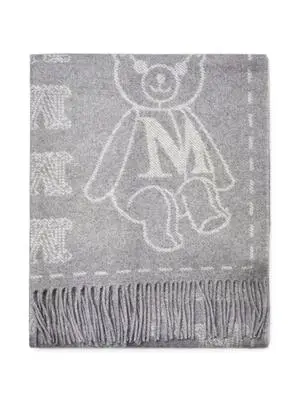 Max Mara Teddy Bear-motif Cashmere Scarf
