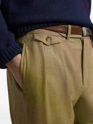 Rlx Ralph Lauren Plaid Pleated Trousers