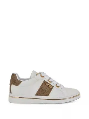 Guess Stew Logo-print Sneakers - White