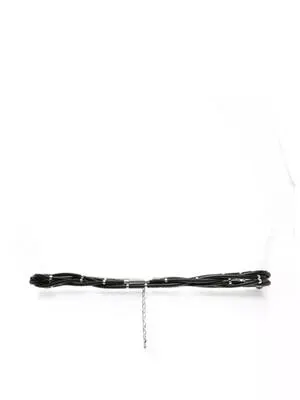 Isabel Marant Étoile Multi-strand Silver-tone-hardware Belt - Black