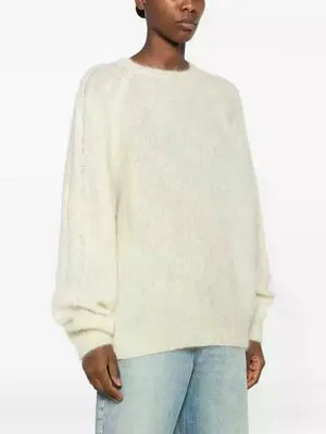 KRISTINA TI Cable-knit Raglan-sleeve Sweater
