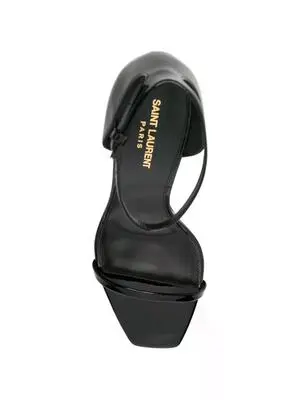 Saint Laurent Opyum Patent Leather Sandals
