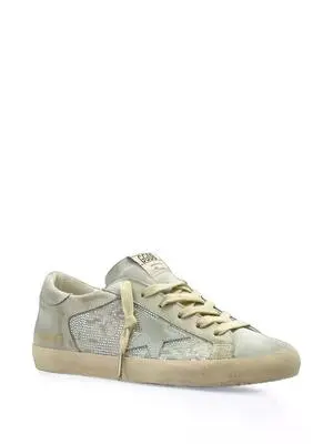 GOLDEN GOOSE Super-star Crystal-embellished Sneakers