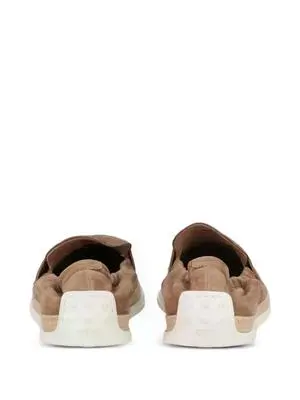 TOD'S Round-toe Suede Loafers