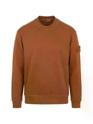 Stone Island Logo-patch Sweatshirt - Brown