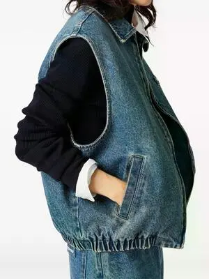 Miu Miu Washed Denim Vest
