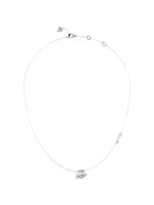 Guess Multi-charm Necklace - Silver