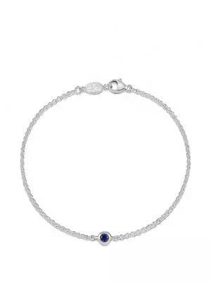 DOWER & HALL Dewdrop Sapphire Bracelet - Silver