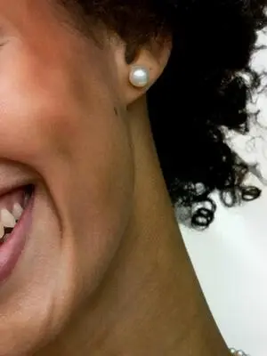 DOWER & HALL Freshwater Pearl Stud Earrings