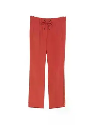 Brunello Cucinelli Drawstring Track Pants - Red