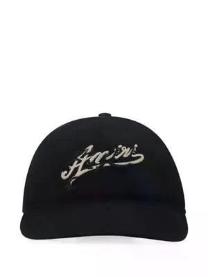 Amiri Baroque Logo Baseball Cap - Black