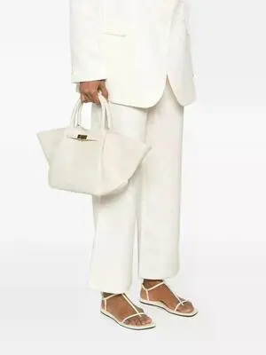 DEMELLIER Medium New York Leather Tote Bag