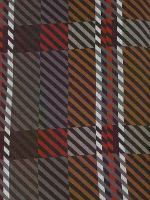 Missoni Checked Fringed Scarf - Brown
