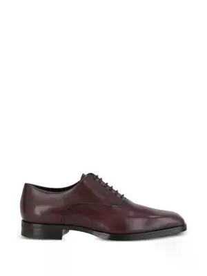 TOD'S Lace-up Leather Derby Shoes - Brown
