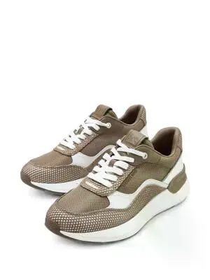 Michael Kors Trevor Mesh-panel Sneakers - Neutrals