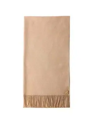 Prada Silk And Cashmere Scarf - Neutrals