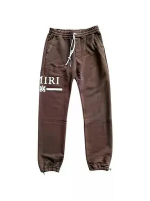 Amiri Ma Bar Logo-print Track Pants - Brown