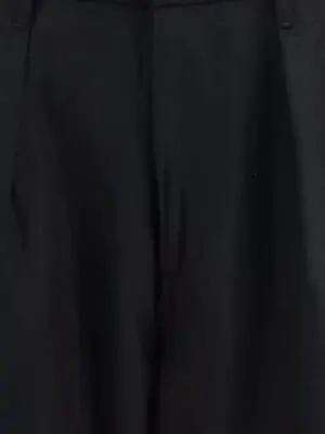 NINE:INTHE:MORNING Wide-leg Belt-loops Trousers - Black