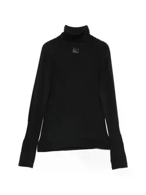 Lorena Antoniazzi Roll-neck Wool Sweater - Black