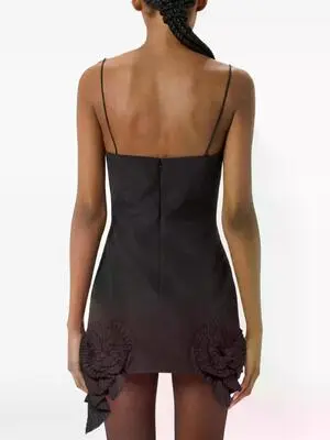Blumarine Rose-embellished Mini Dress