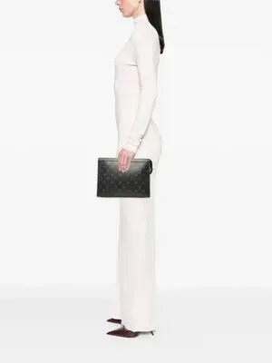 LOUIS VUITTON 2020 Monogram Eclipse Pochette Voyage Mm Clutch Bag