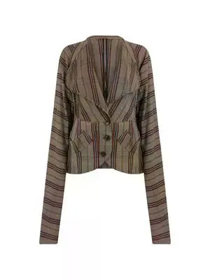 VIVIENNE WESTWOOD Appetizer Check-pattern Button-up Blazer