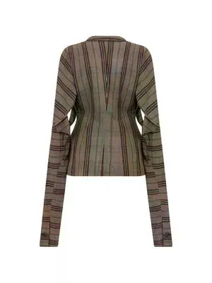 VIVIENNE WESTWOOD Appetizer Check-pattern Button-up Blazer