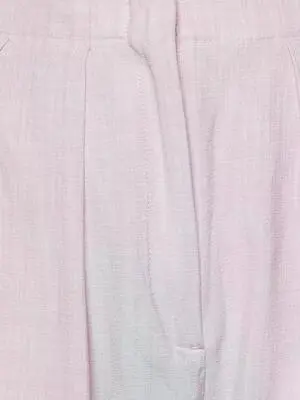 Maje Wide-leg Poplin Trousers
