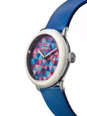 Shinola Detrola 41mm Watch - Blue