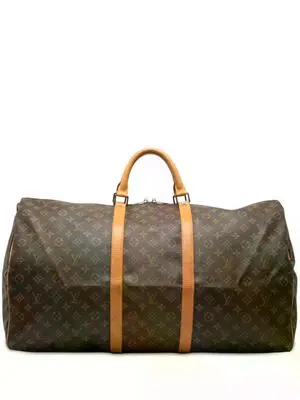 LOUIS VUITTON 1990 Monogram Keepall 60 Travel Bag