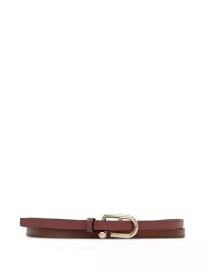 Furla Leather Belt - Red