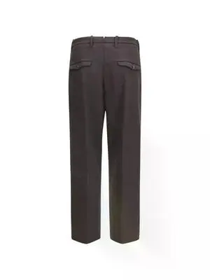 NINE:INTHE:MORNING Kai Pleated Wide-leg Trousers - Brown