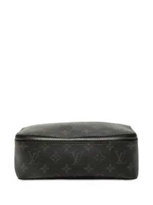 LOUIS VUITTON 2021-2026 Monogram Eclipse Toilet Pouch Gm Clutch Bag - Black