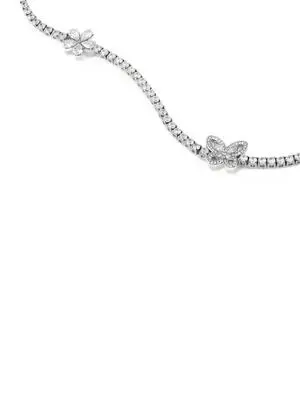 Guess Lily Tennis-chain Necklace - Silver