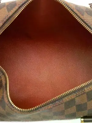 LOUIS VUITTON 2005 Damier Ebene Papillon 30 Handbag