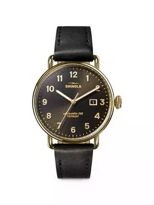 Shinola Canfield 38mm Watch - Black