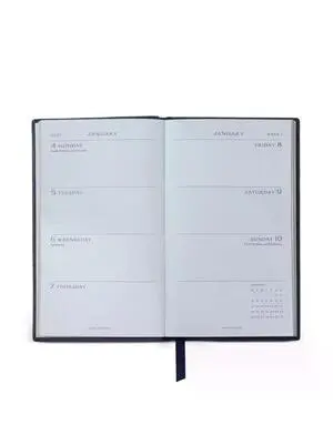 Smythson Panama Star-print Diary