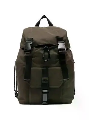 A.p.c. Buckle-fastening Backpack - Brown
