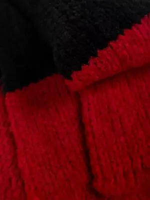 Moncler Logo-patch Chunky-knit Scarf