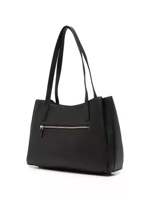 Guess Camelia Leather Shoulder Bag - Black
