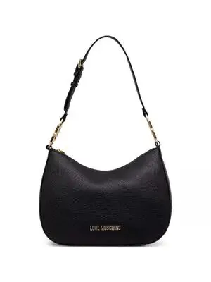 Moschino Logo-lettering Shoulder Bag - Black