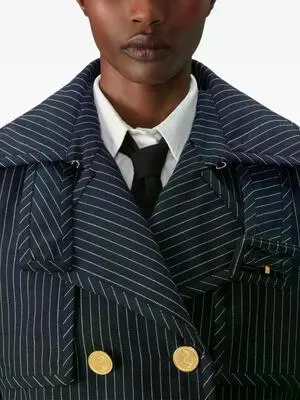 Thom Browne High Twist Wool Cropped Trench
