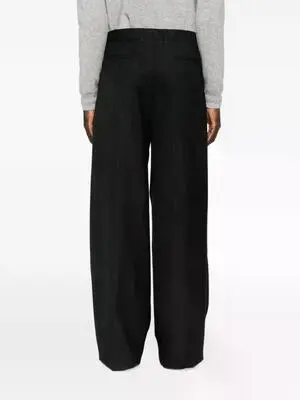 SPINA Herringbone Pleated Trousers